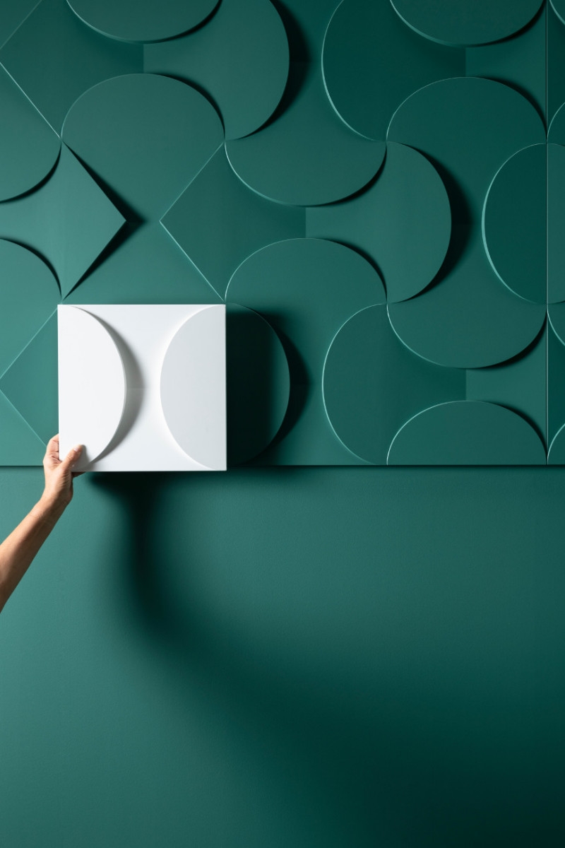 W107 CIRCLE 3D WALL PANEL